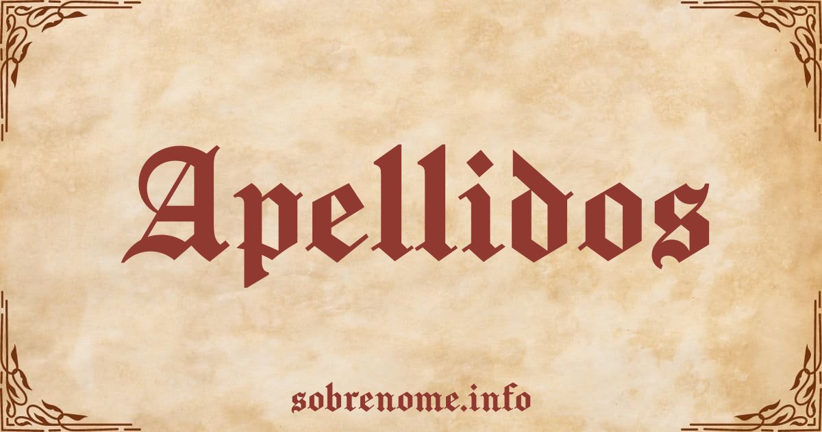 Sobrenomes indígenas presentes no Brasil